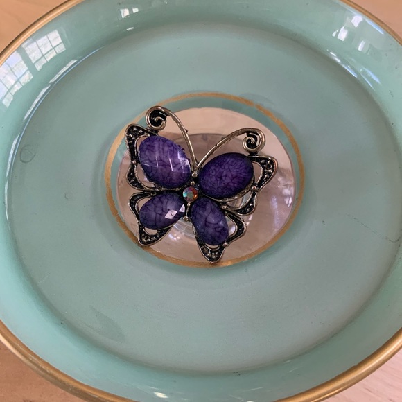 Jewelry | Purple Butterfly Ring | Poshmark